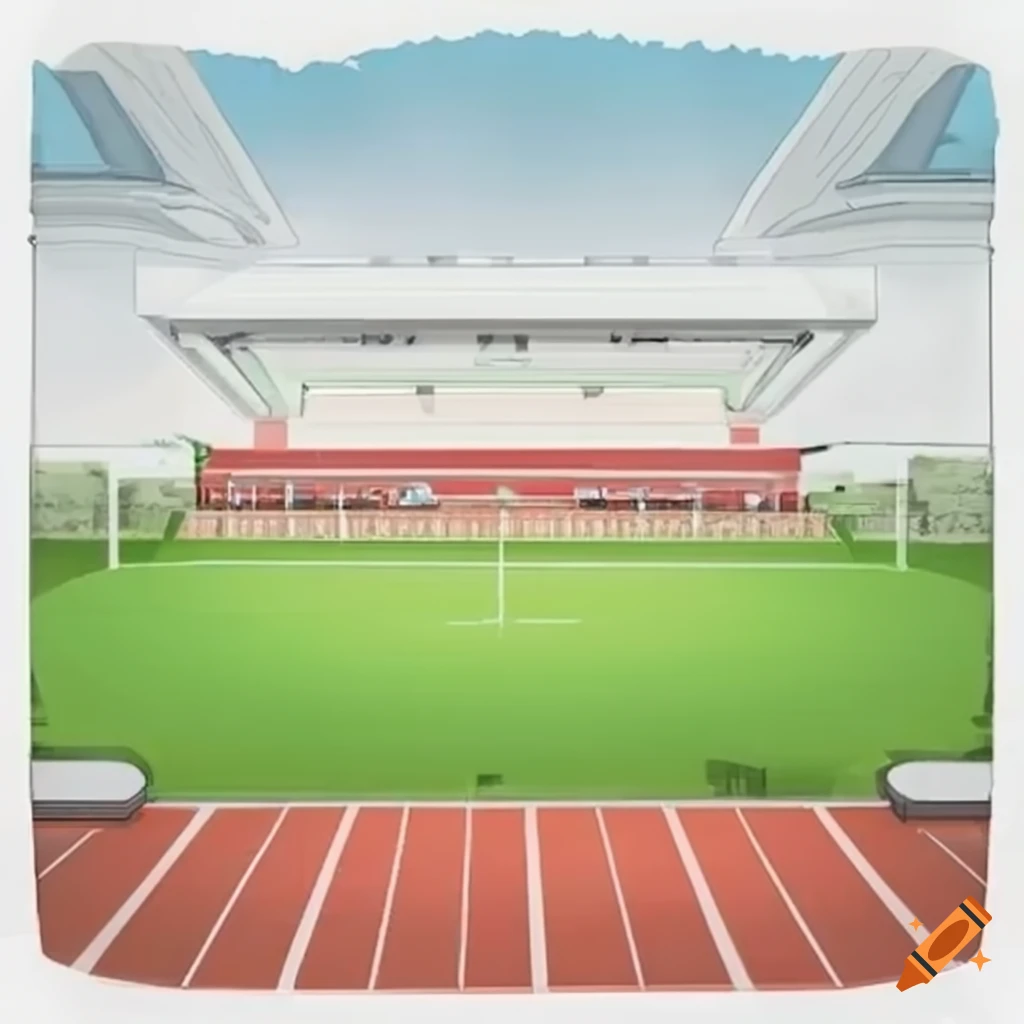 Concept board of a sport complex