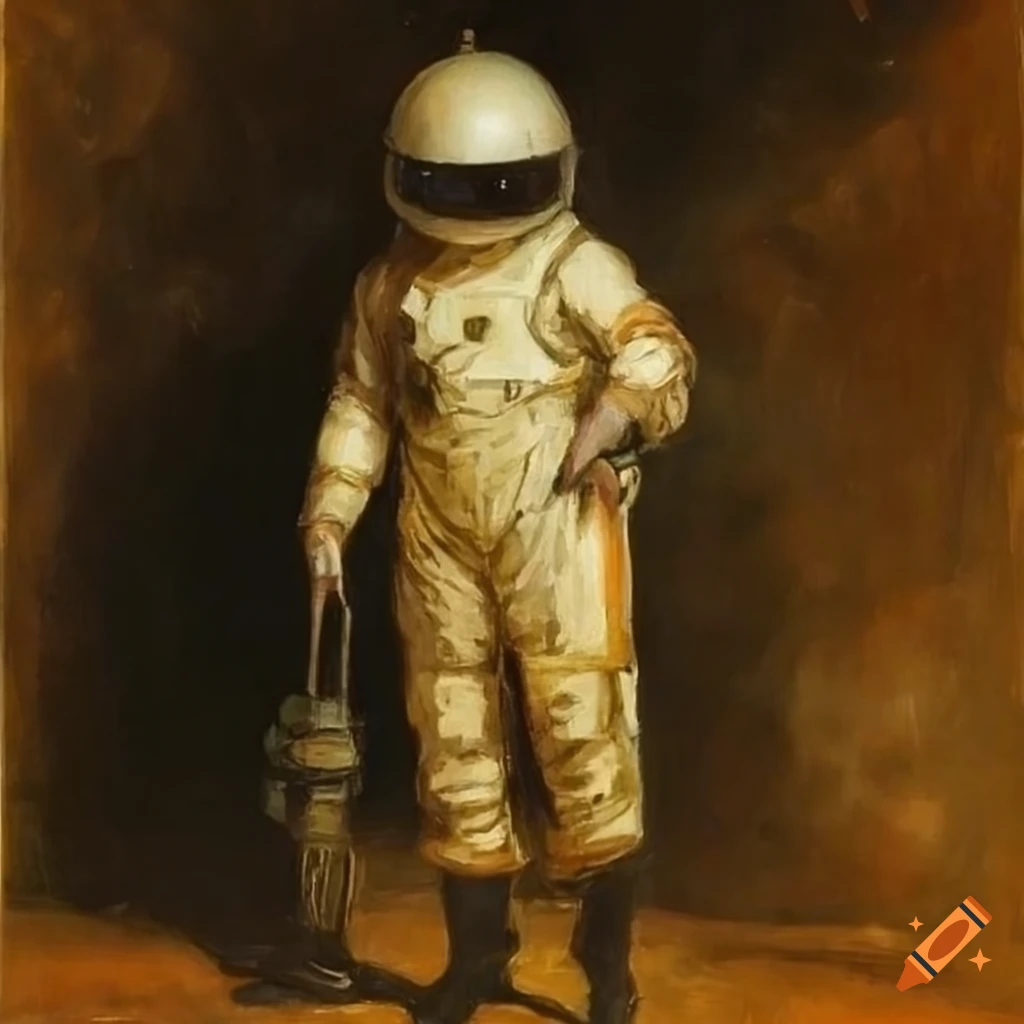 Victorian orphan astronaut trapping a wasp in a balloon with intricate ...