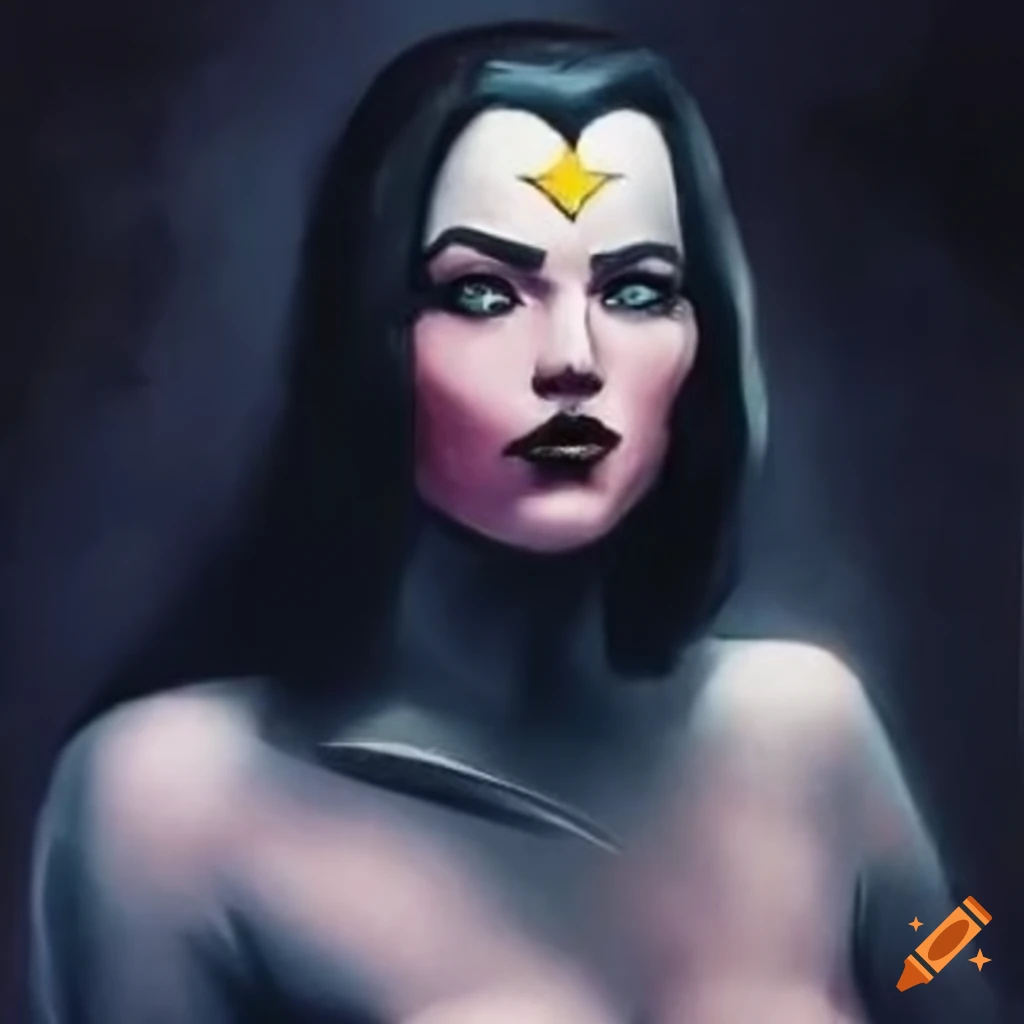 Painting of a female space ghost by casey baugh