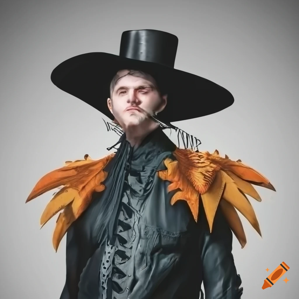 Man wearing a unique costume