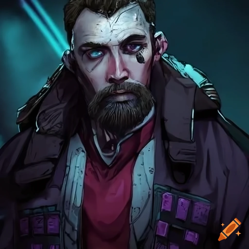 Cyberpunk depiction of jonathan reid from vampire: the masquerade on ...