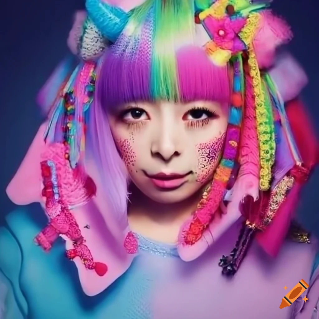 Kyary pamyu pamyu in decora fashion on Craiyon