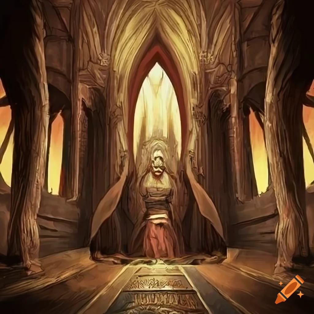 Flag of the archadian empire with arcane symbols on Craiyon