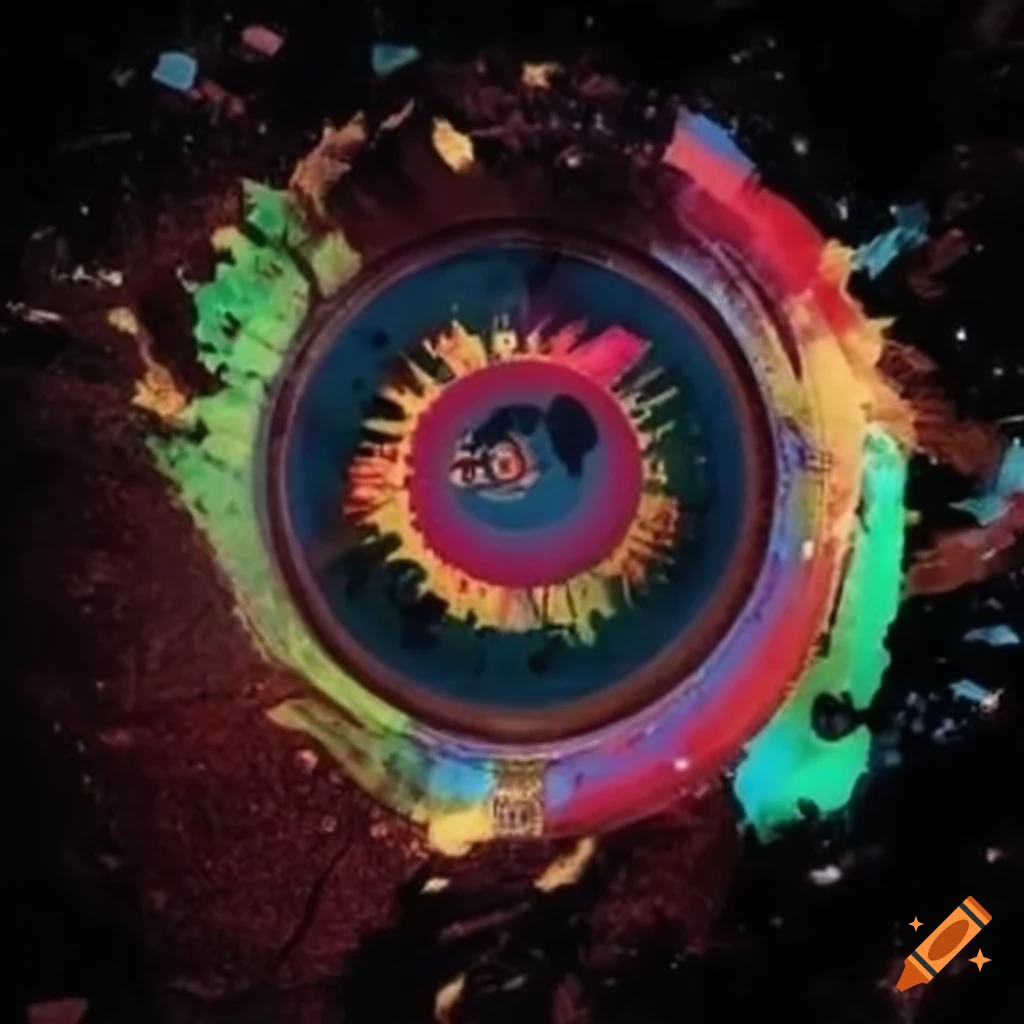 Vibrant and extraordinary color on Craiyon