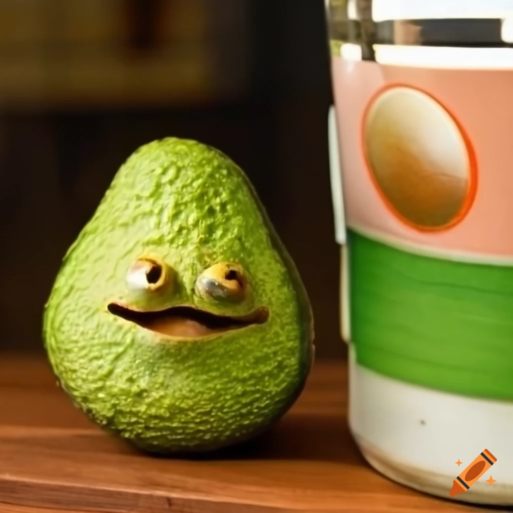 Avocado holding the bible on Craiyon