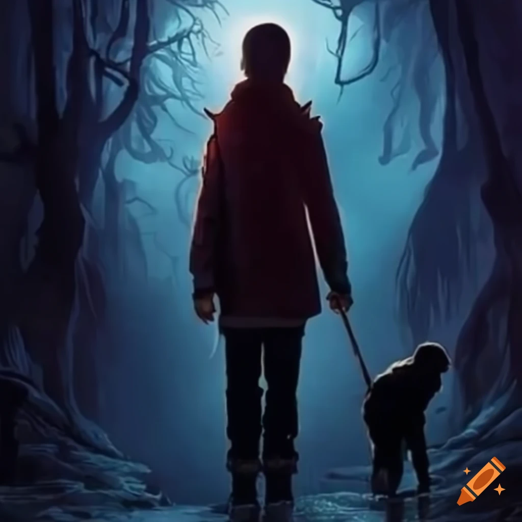 Illustration of a curious young person uncovering a hidden secret on ...