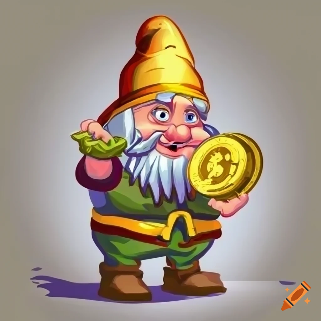 Wizard holding a money bag with magical aura on Craiyon