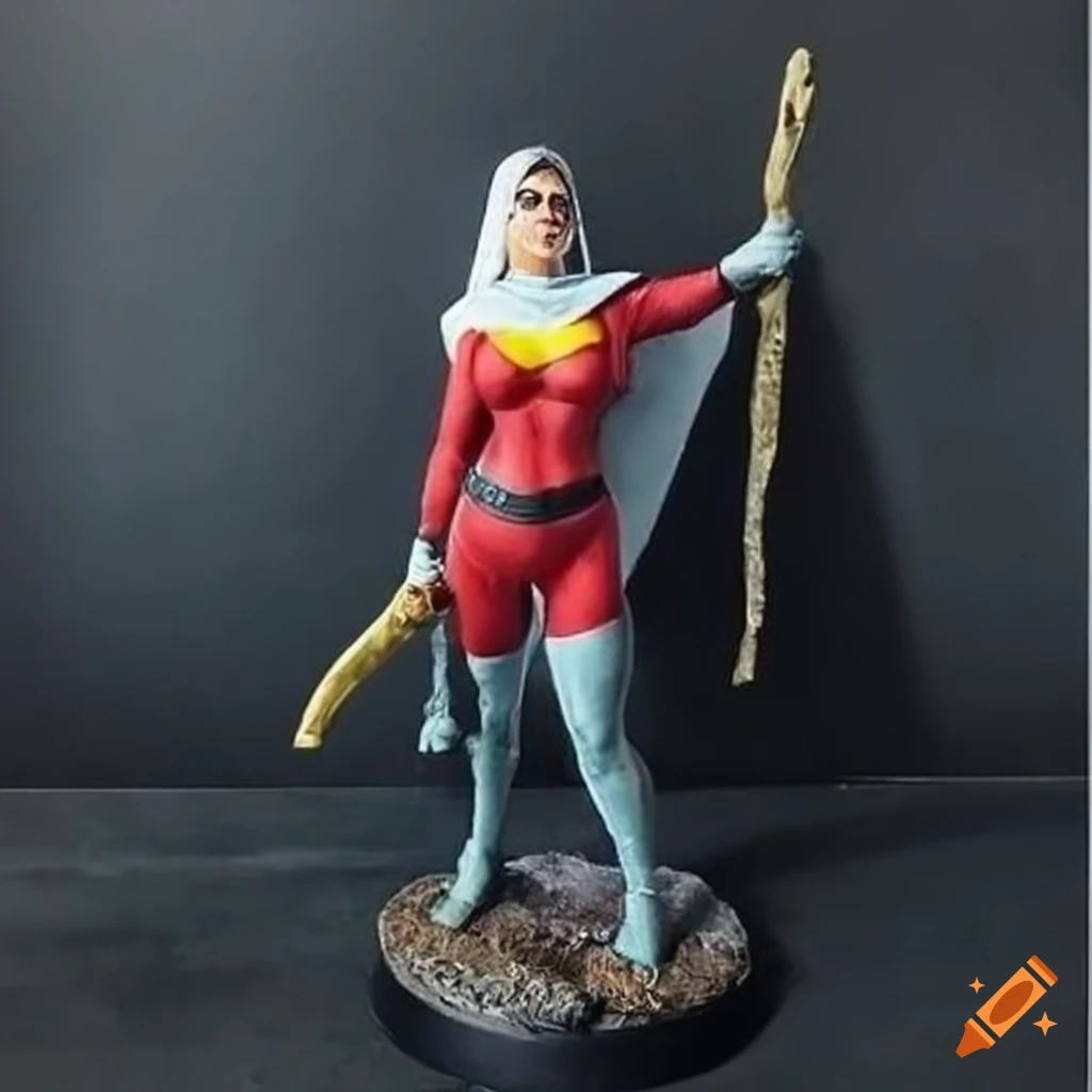 Painting of a female space ghost by casey baugh