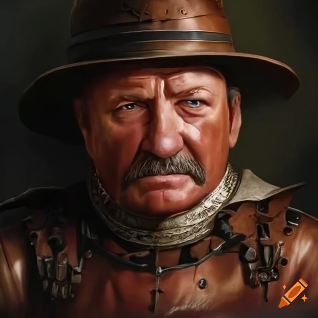 Charles bronson as a medieval noble lord in leather armor on Craiyon