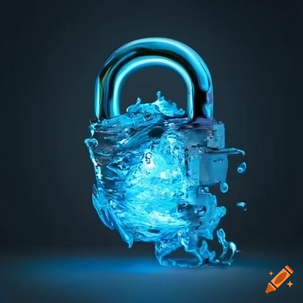 Conceptual art of exploding lock on Craiyon