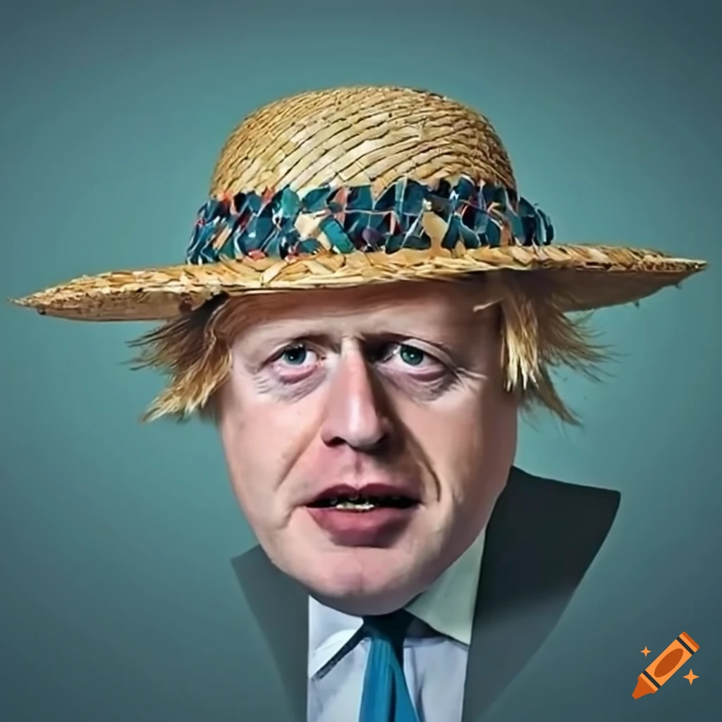 Rishi sunak wearing a christmas hat on Craiyon