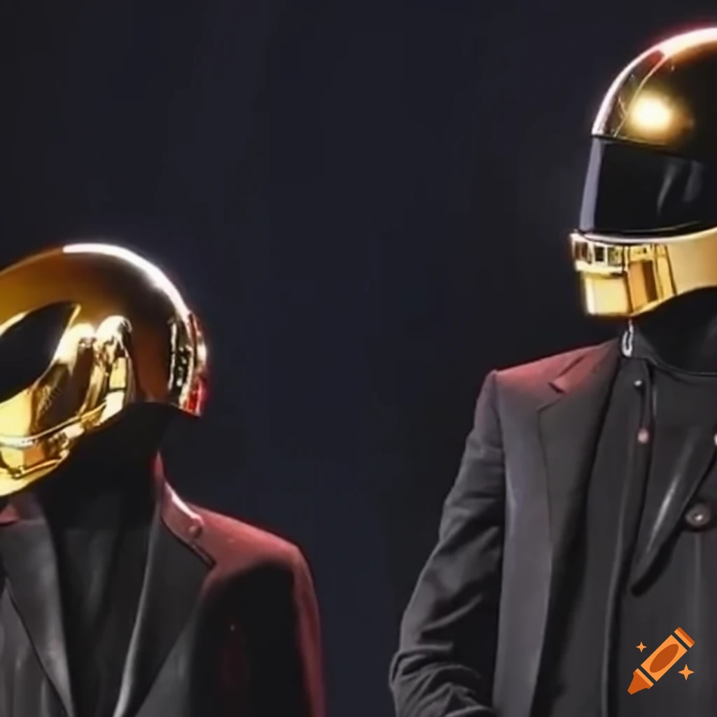Daft punk duo at home