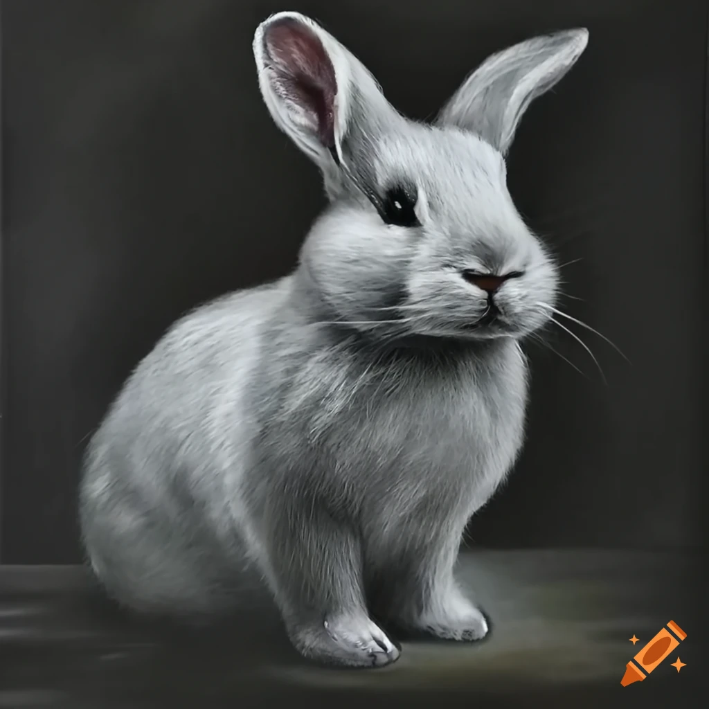 Realistic christmas bunny on Craiyon