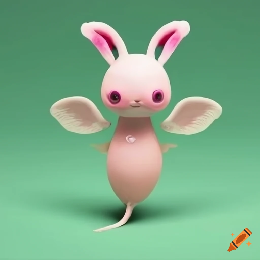 Colorful and cute fantasy creature on Craiyon