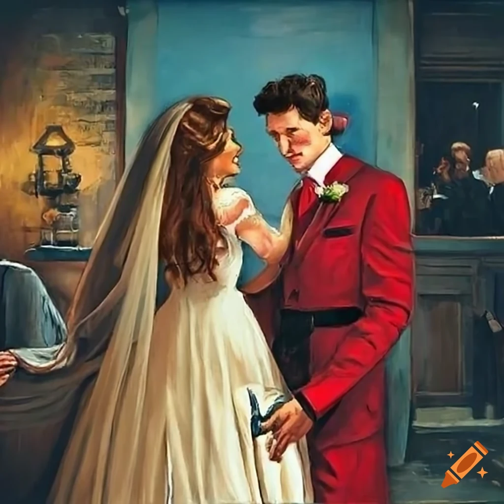 Norman Rockwell Wedding