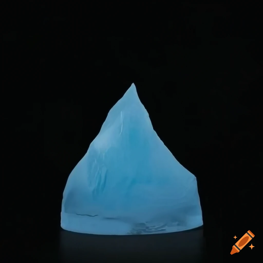 Abstract art of melting ice columns on Craiyon