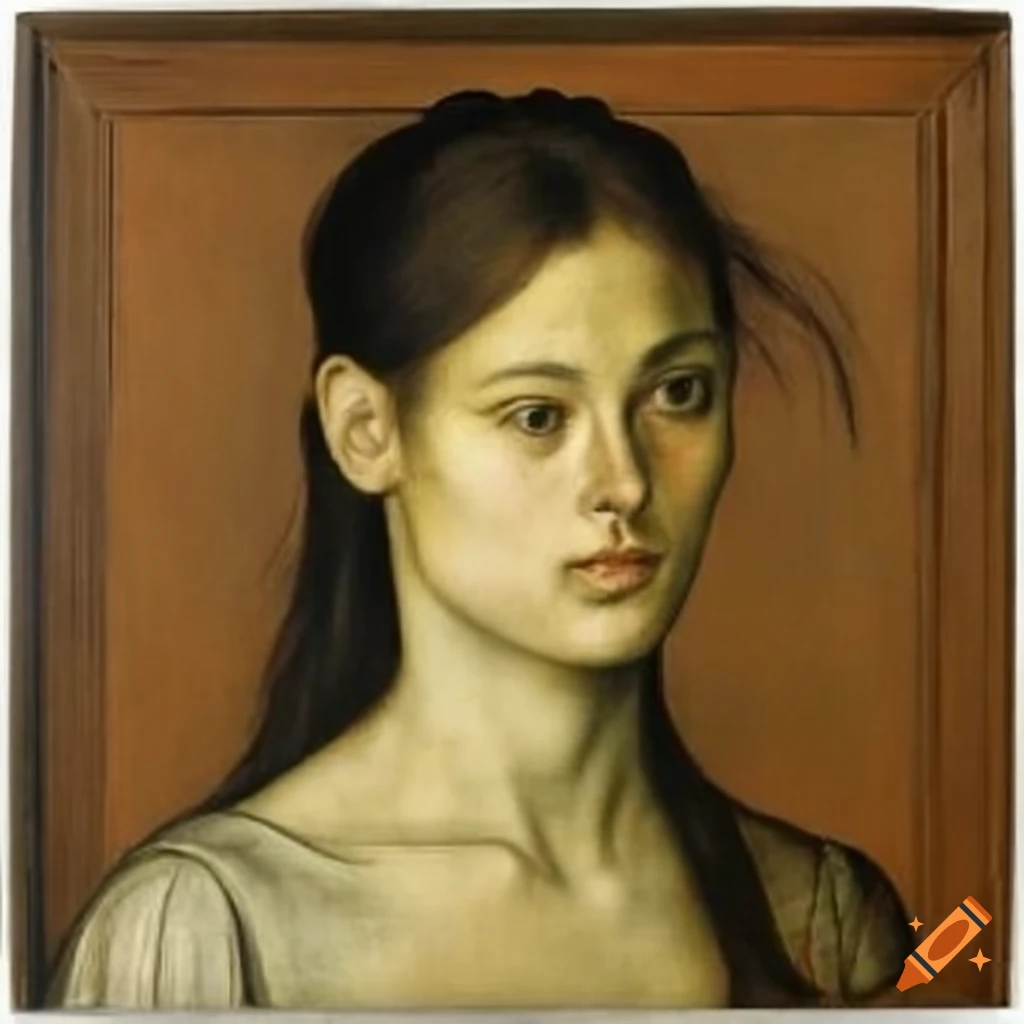 Balthus painting of a woman's portrait