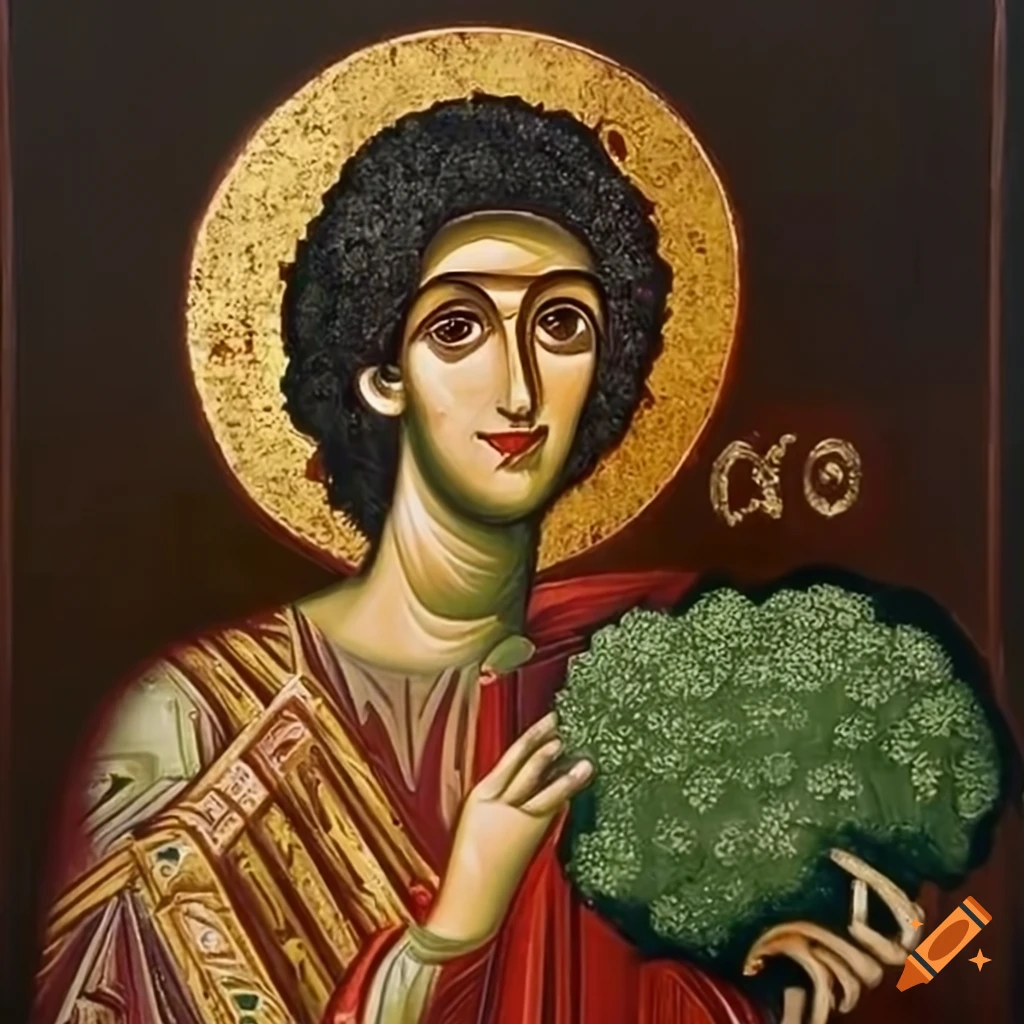 Italo-byzantine altarpiece on Craiyon