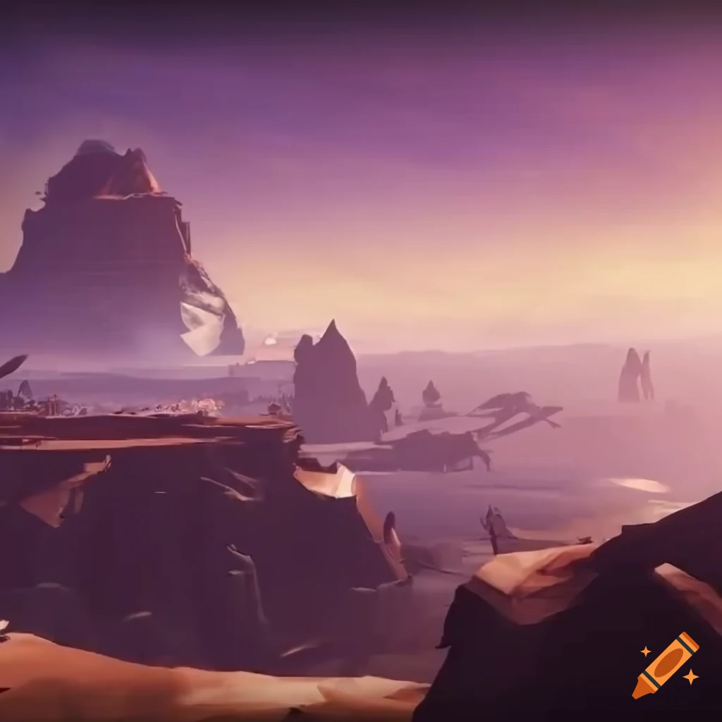 Banner of a breathtaking landscape in destiny 2