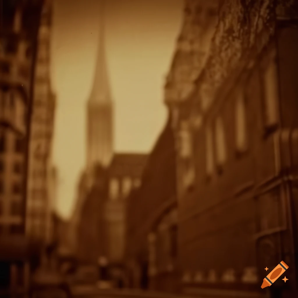 Vintage sepia tone photograph on Craiyon