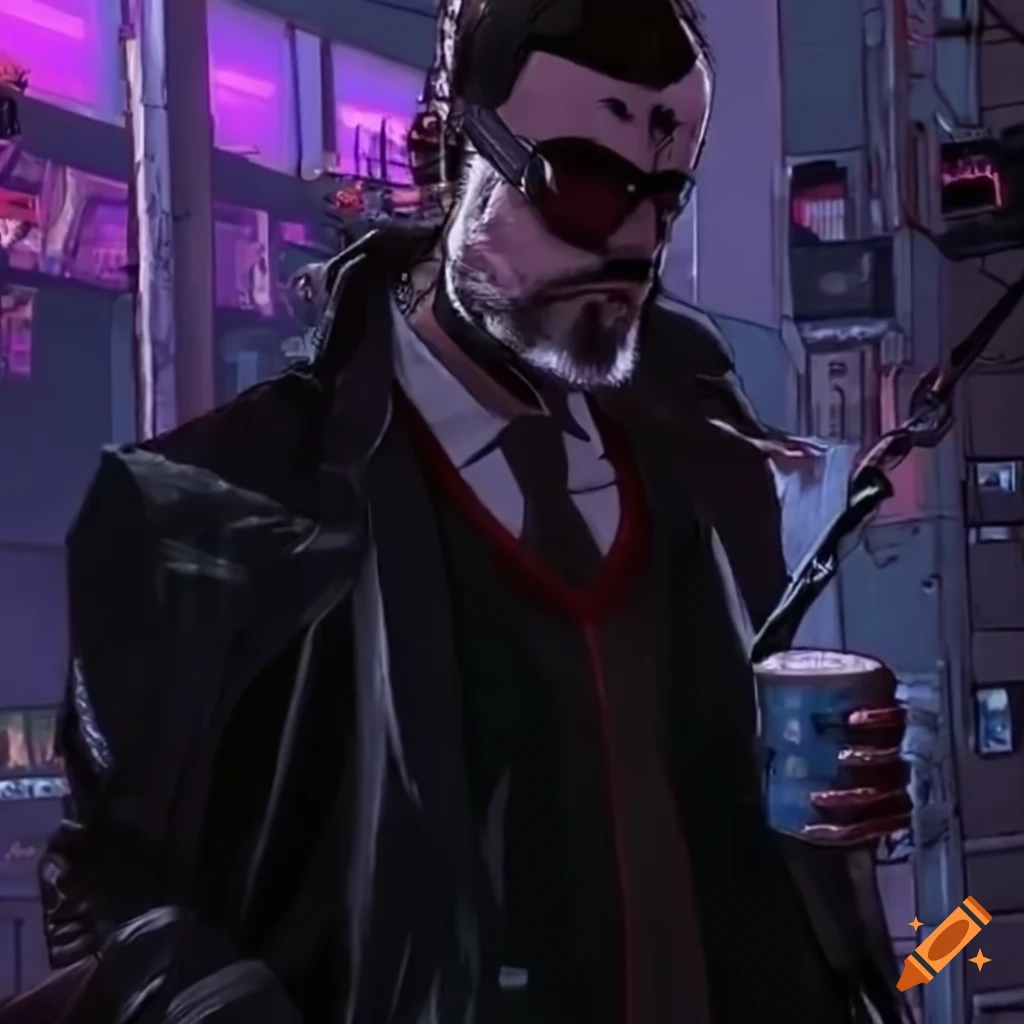 Jonathan reid in a cyberpunk setting