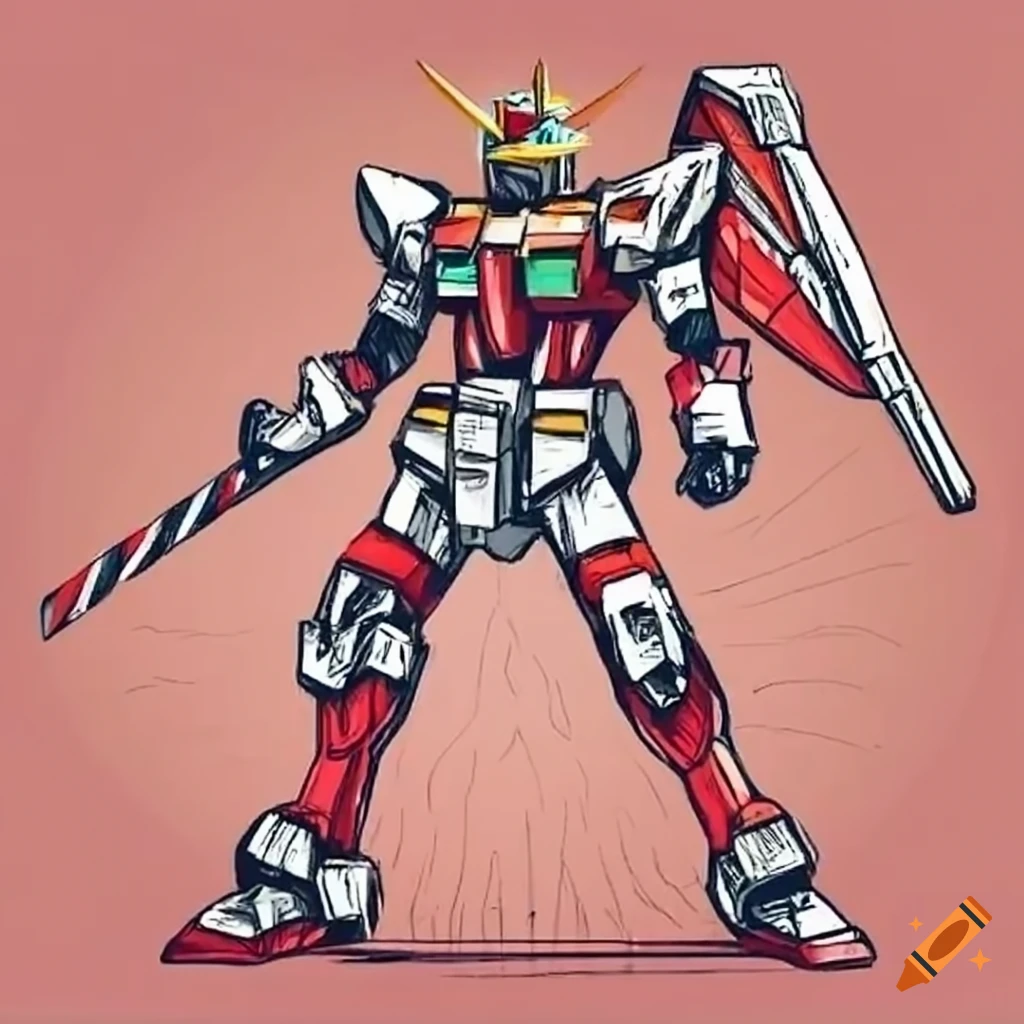 Gundam images créées sur Craiyon