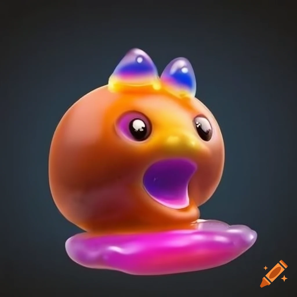 Jelly-like neopet creature on Craiyon