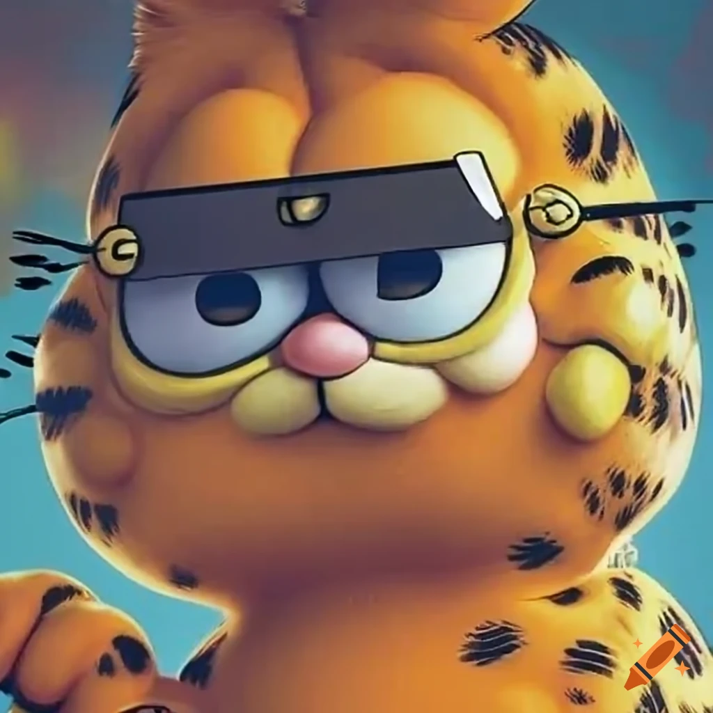 Graphic novel of garfield and chester-cheetah