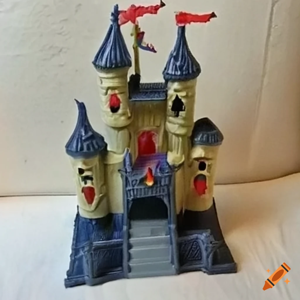 Vintage haunted castle playset from 1986