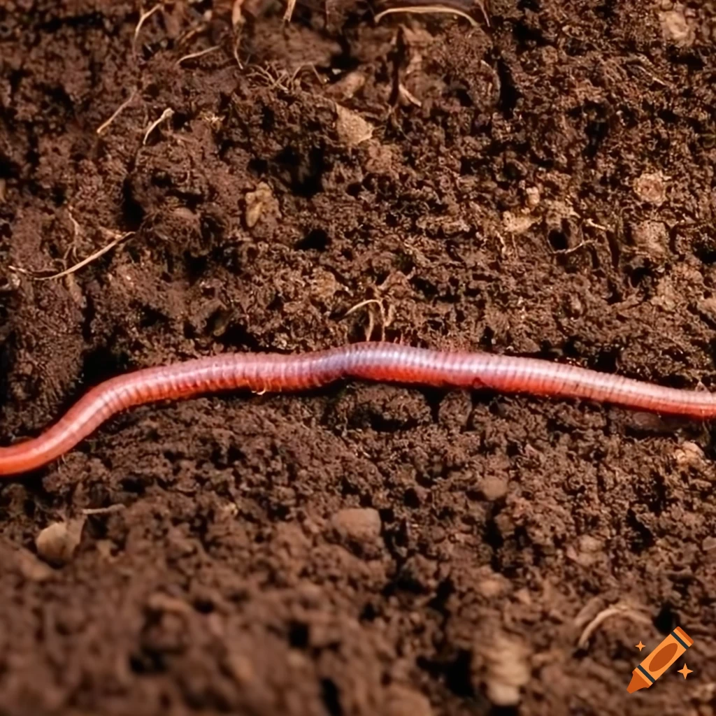 Soil worms on Craiyon