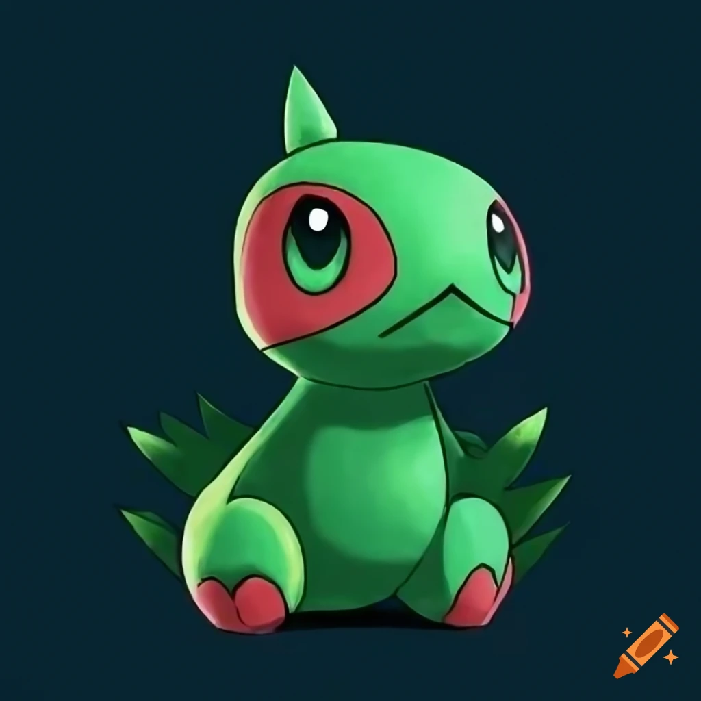 Grass/ground type fakemon creature on Craiyon