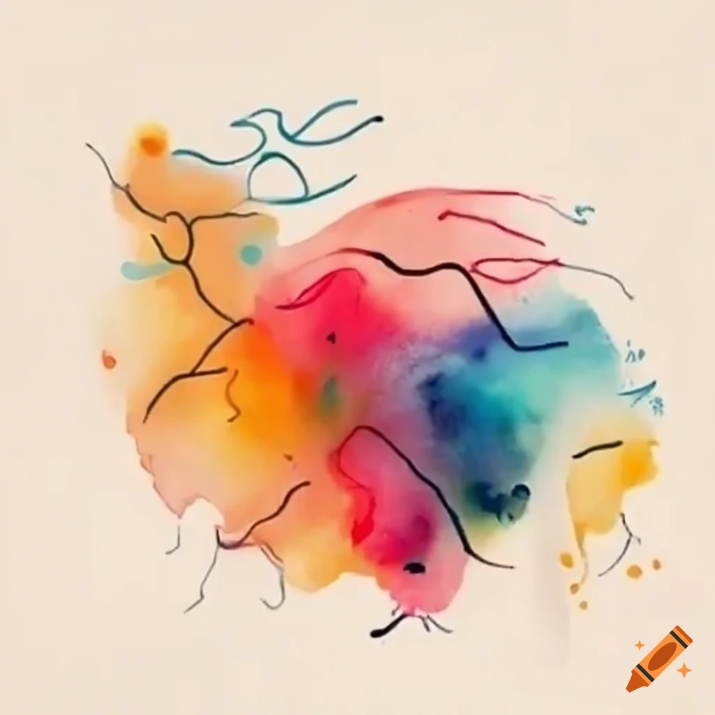 Intricate abstract line art with sharp lines