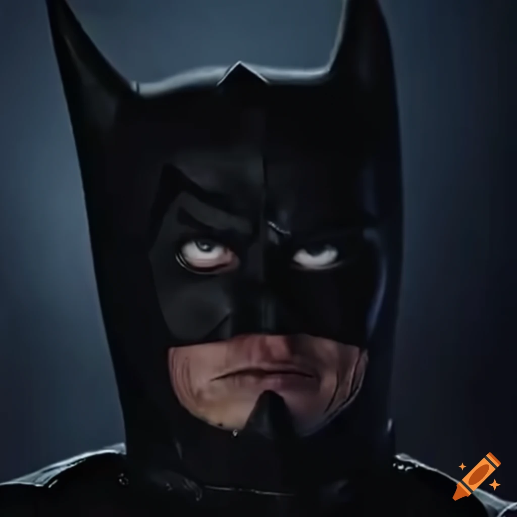 Depiction of elon musk as batman