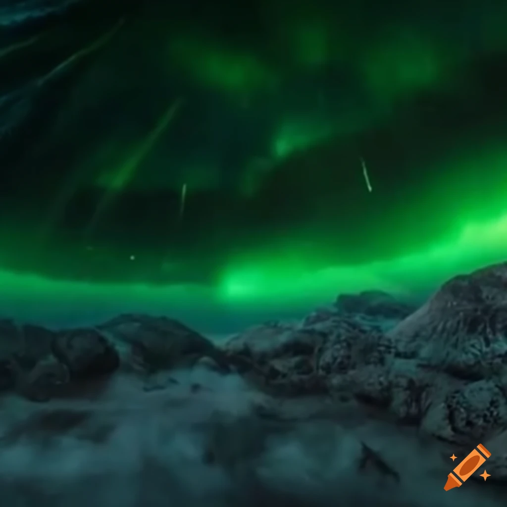 Meteorites falling in an apocalyptic atmosphere on Craiyon