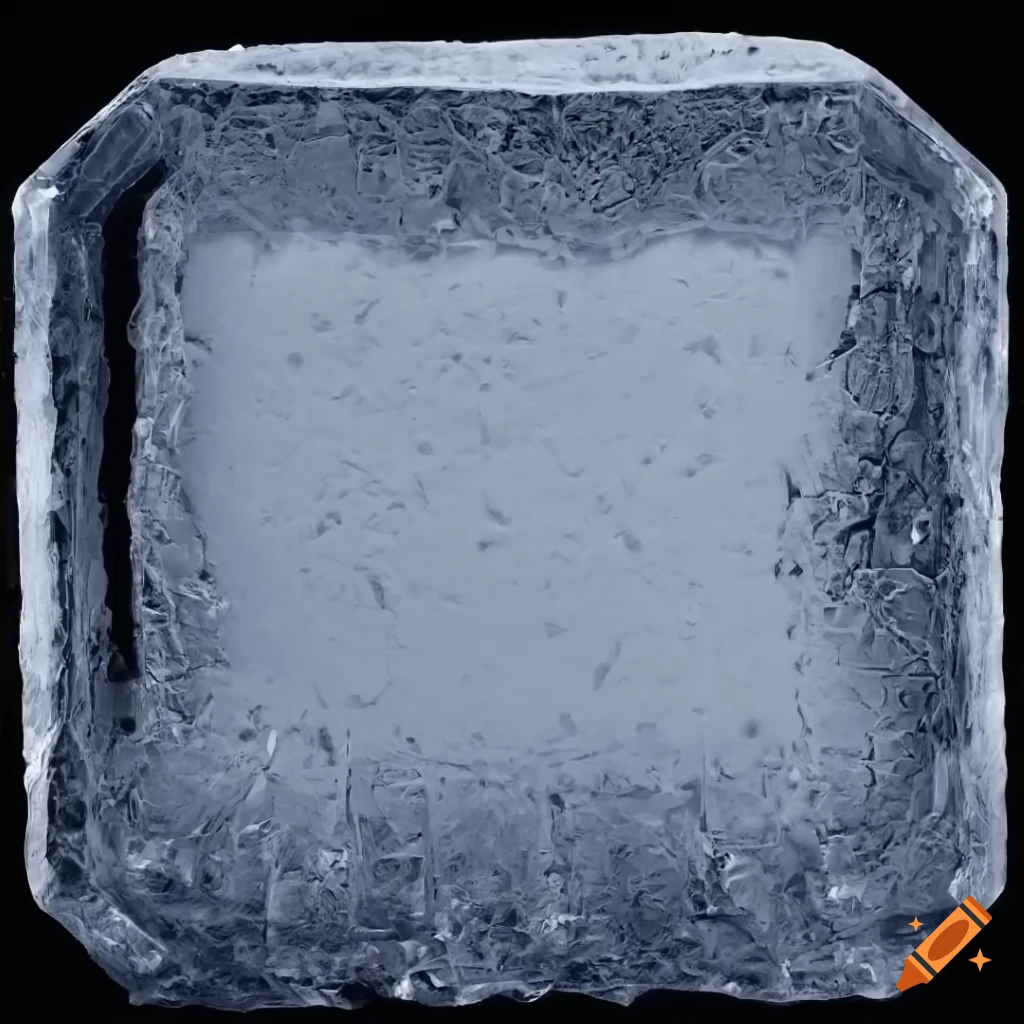 2d ice block wall in a video game on Craiyon