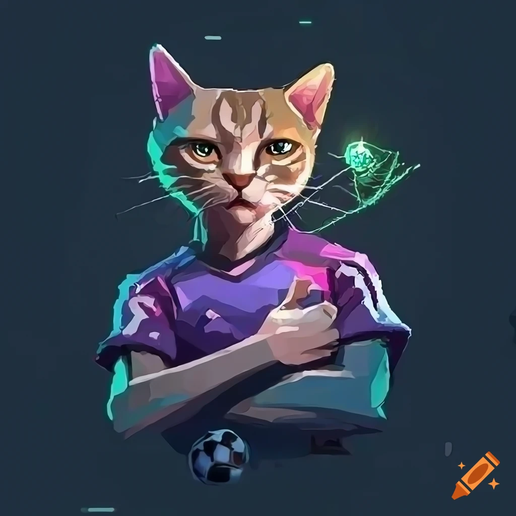 Profile picture for a coding and sports enthusiast on Craiyon