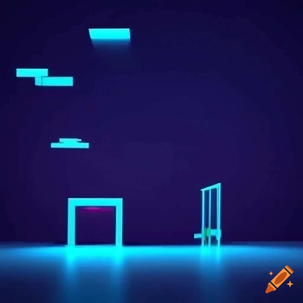 Minimalist diorama video game featuring totoro on Craiyon