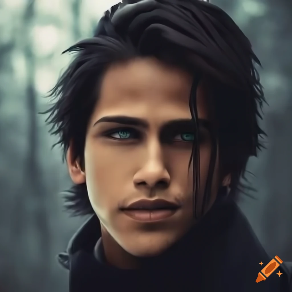 Gustav klimt inspired poster of a handsome male elven vampire prince ...