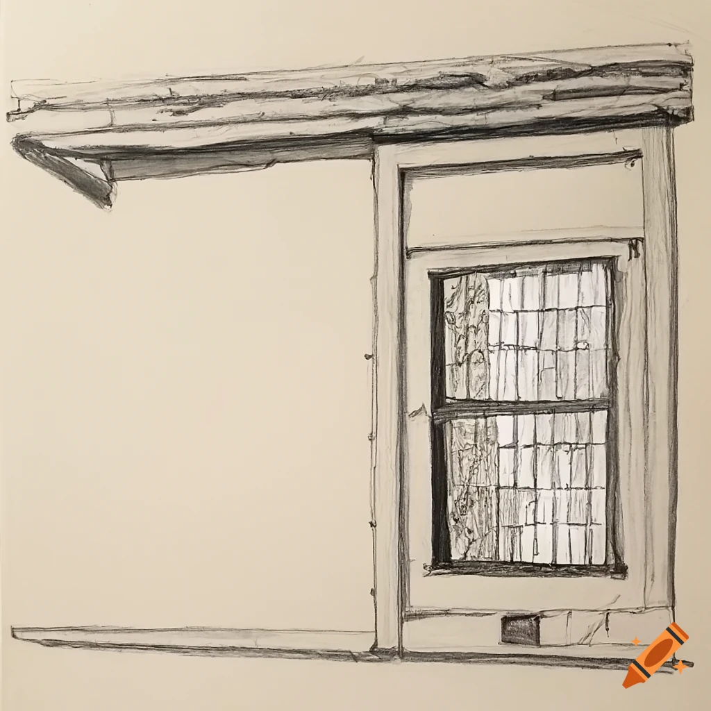 Blueprint of a wall with 2"x4" stud framing on Craiyon