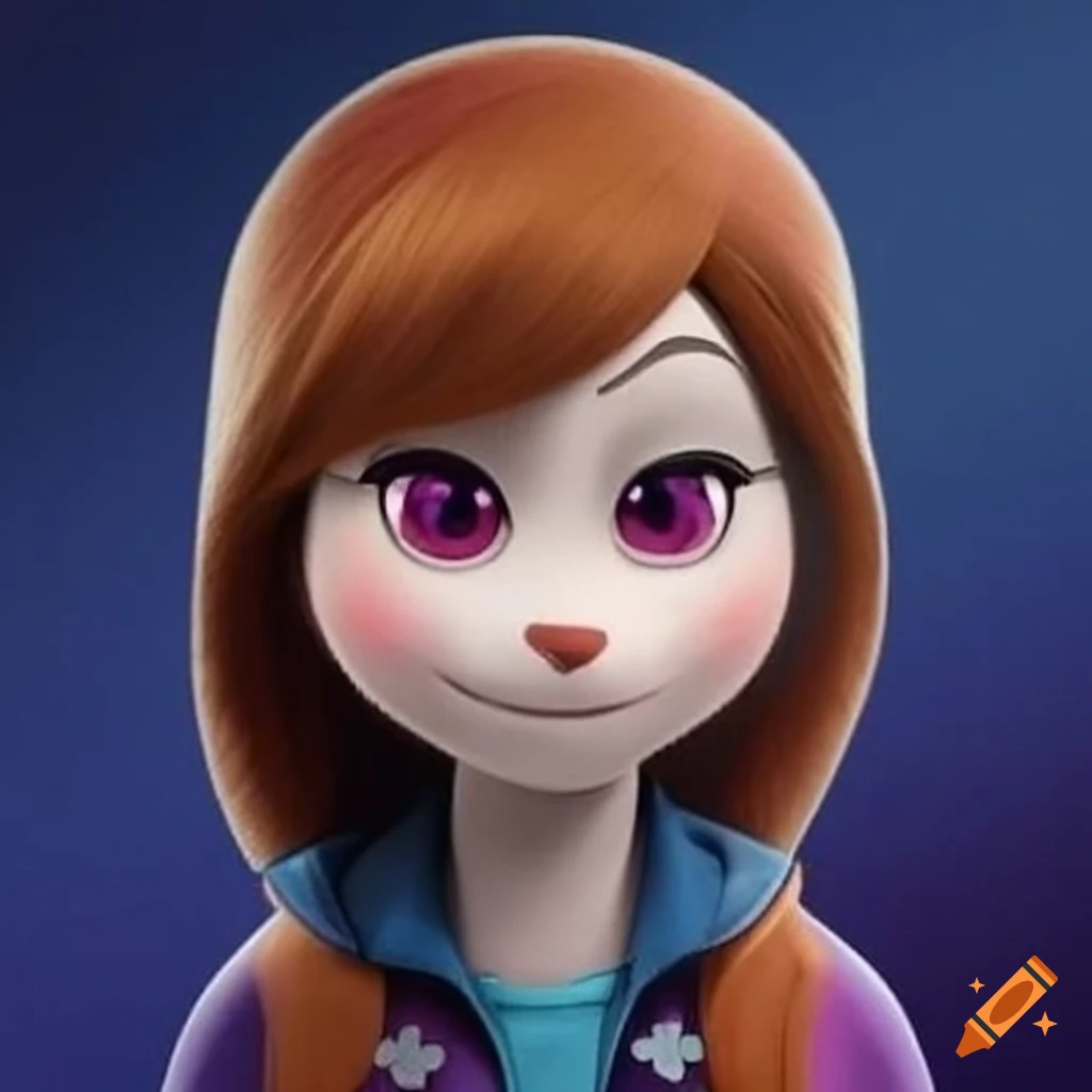 Super Detailed Portrait Of Mabel Pines Morphing Into Judy Hopps On Craiyon