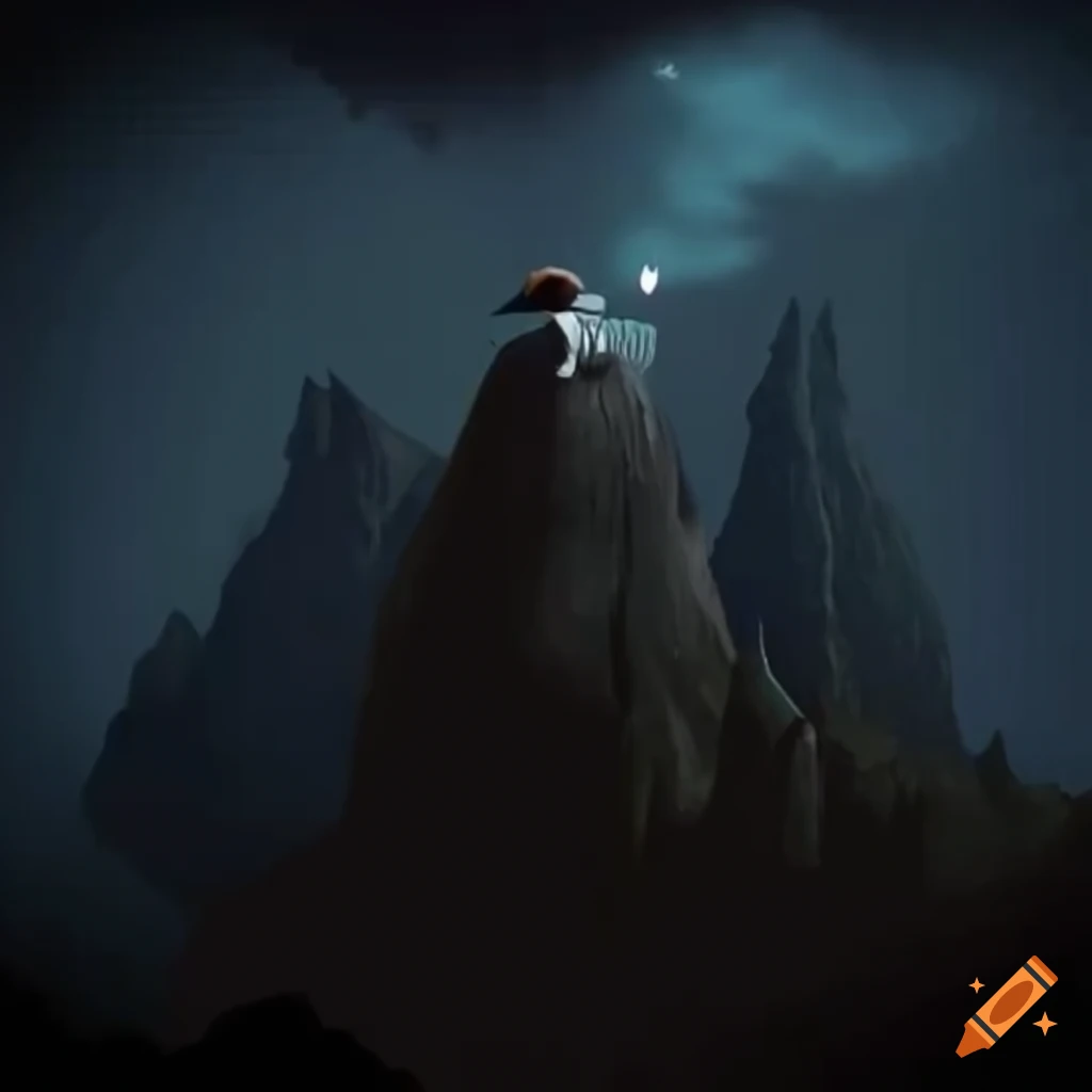 Aerial view of the alps in a video game on Craiyon