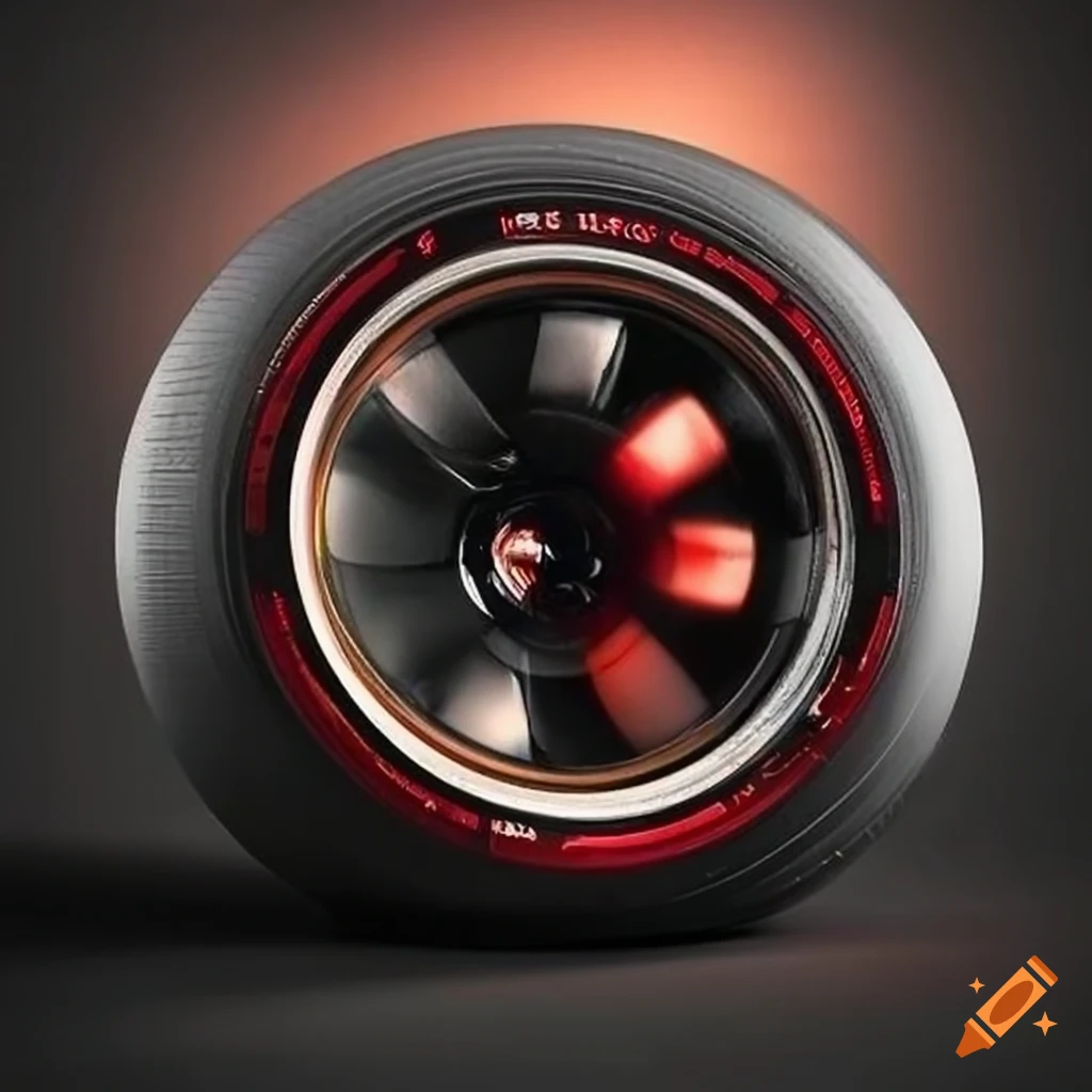 Formula 1 tyre closeup