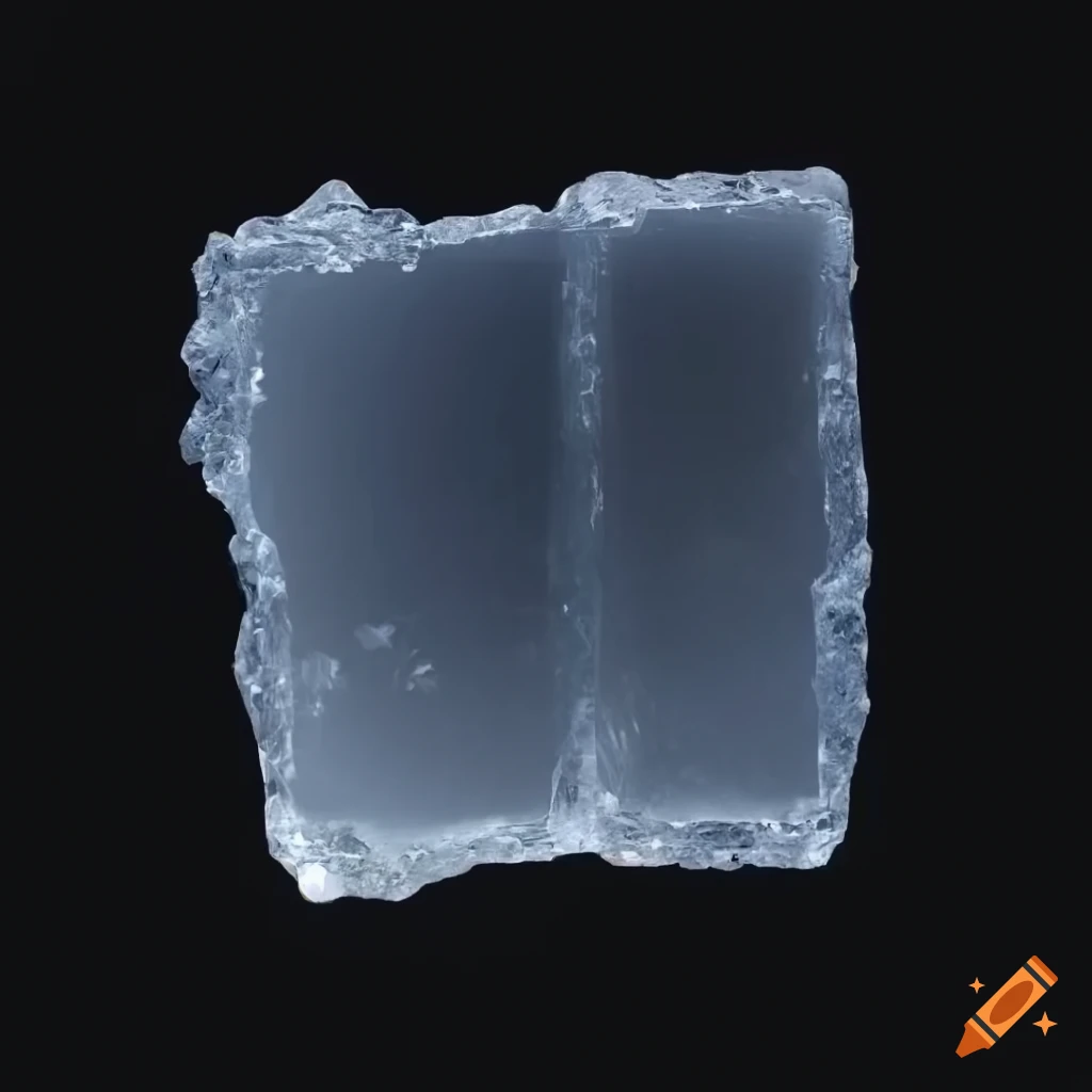 2d wall made of ice blocks in a metroid-like game on Craiyon