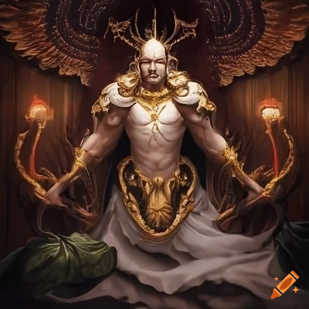 Artwork of the god of time on Craiyon