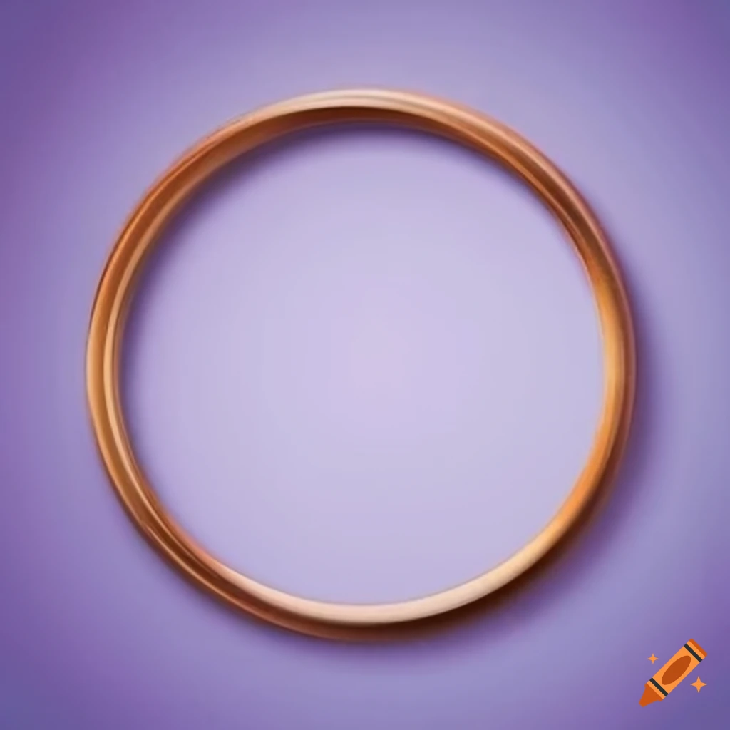 Circle frame graphic design element on Craiyon