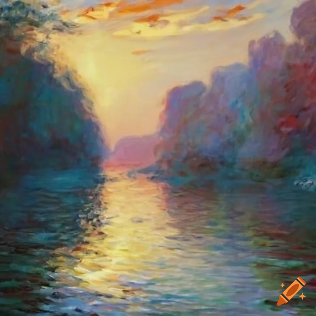 Painting by monet on Craiyon