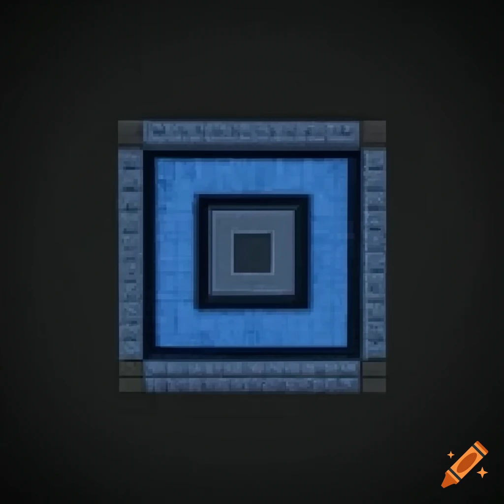 Wall made of ice blocks in a 2d game on Craiyon