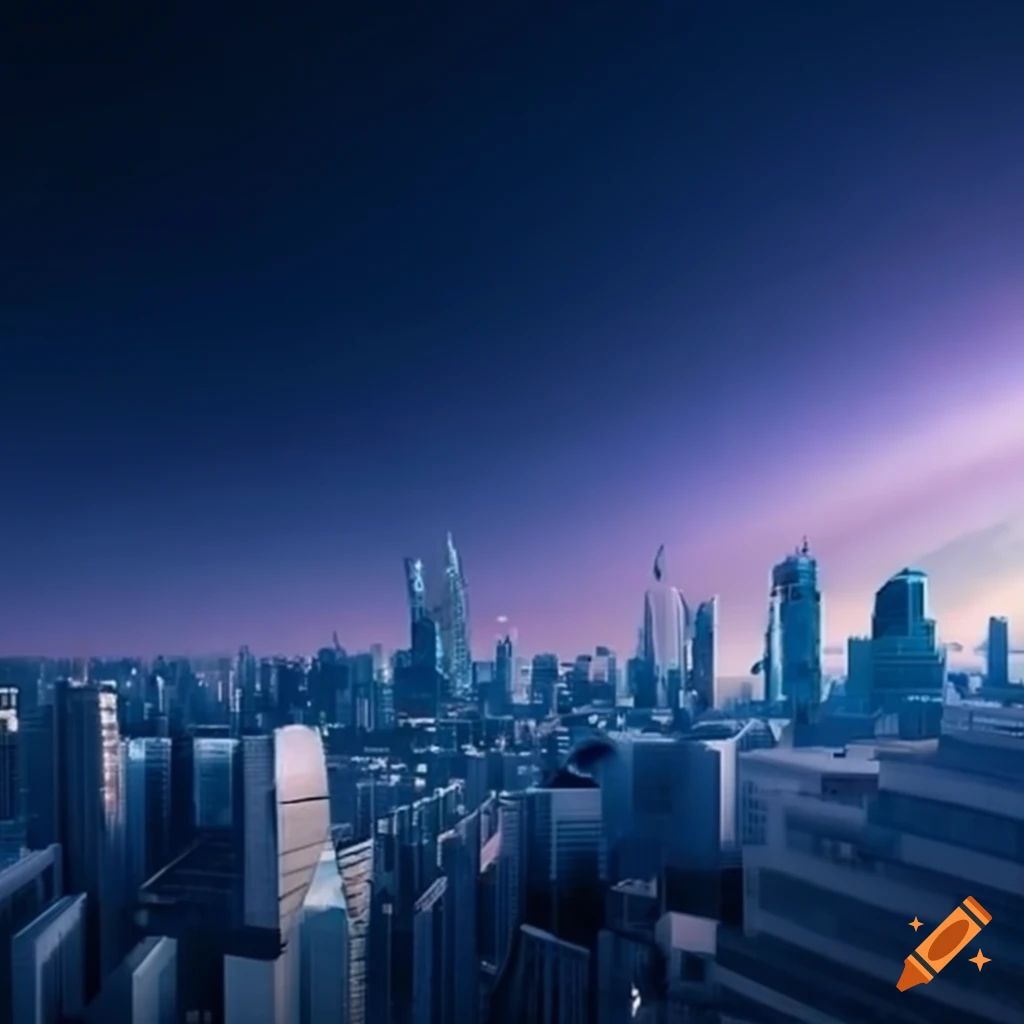 Gta 5 loading screen with miami cityscape during the day on Craiyon