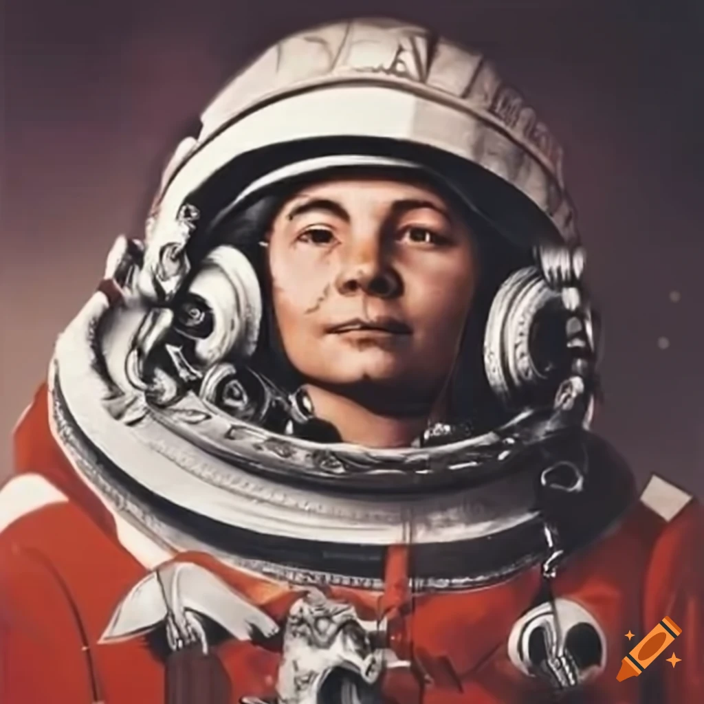 Portrait of yuri gagarin