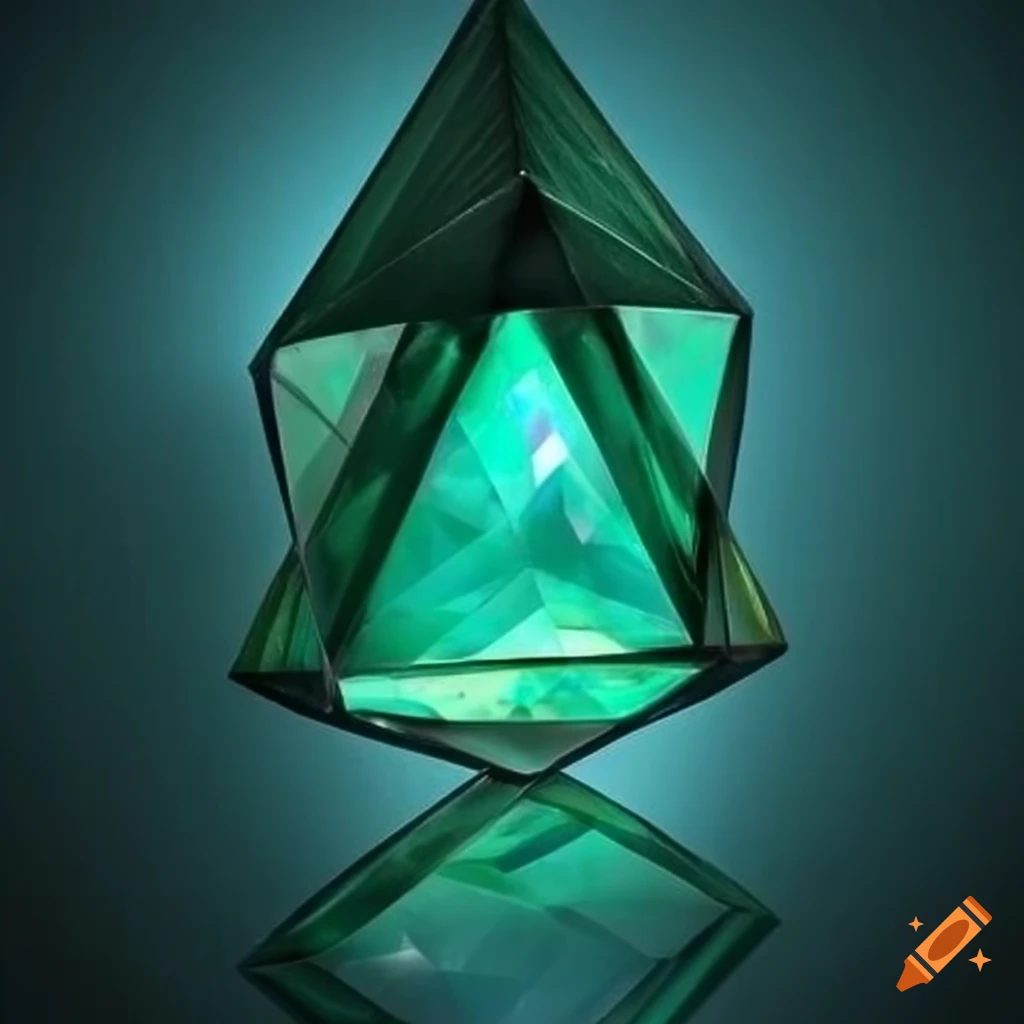 Violet Triangle shaped Emerald